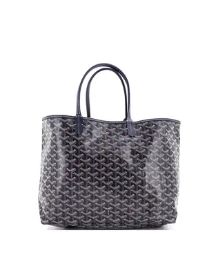 Goyard Pm Saint Louis Tote Coated Canvas - Blue