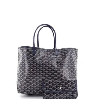 Goyard Pm Saint Louis Tote Coated Canvas - Blue