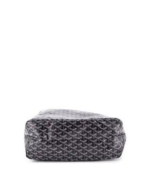 Goyard Pm Saint Louis Tote Coated Canvas - Blue