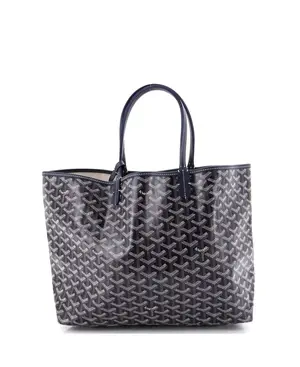 Goyard Pm Saint Louis Tote Coated Canvas - Blue