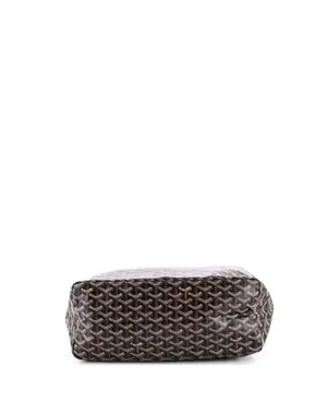 Goyard Pm Saint Louis Tote Coated Canvas - Black