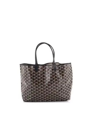 Goyard Pm Saint Louis Tote Coated Canvas - Black