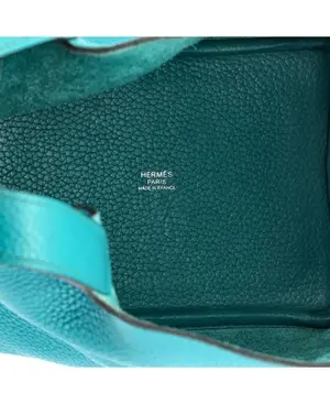 Hermès Pm Picotin Lock Bag Clemence - Blue
