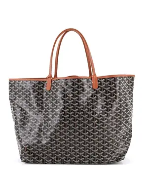 Goyard Gm Saint Louis Tote Coated Canvas - Brown