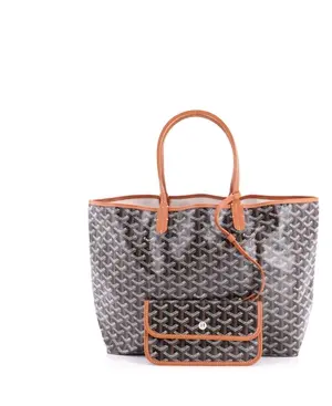 Goyard Pm Saint Louis Tote Coated Canvas - Brown