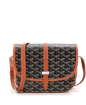 Goyard Pm Belvedere Ii Messenger Bag Coated Canvas - Brown