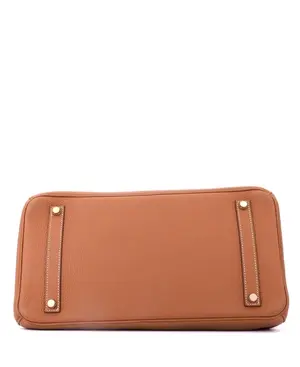 Hermès Birkin 35 Handbag Brown Togo With Hardware