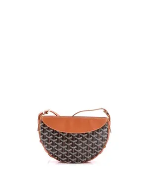 Goyard Hirondelle Shoulder Bag Coated Canvas And Leather