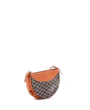 Goyard Hirondelle Shoulder Bag Coated Canvas And Leather