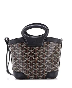 Goyard Mini Beluga Bag Coated Canvas - Black