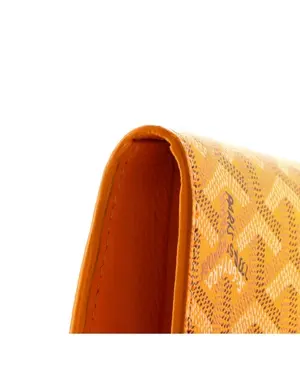 Goyard Chypre Wallet On Strap Coated Canvas With Leather