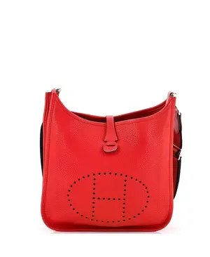 Hermès Pm Evelyne Bag Gen Iii Clemence - Red