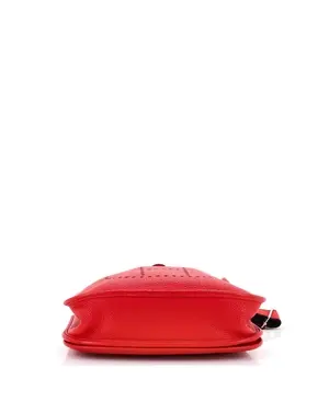 Hermès Pm Evelyne Bag Gen Iii Clemence - Red