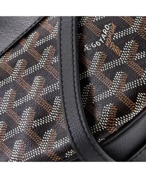 Goyard Hirondelle Shoulder Bag Coated Canvas And Leather