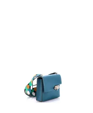 Hermès Mini Verrou Bag Chevre Mysore And Canvas