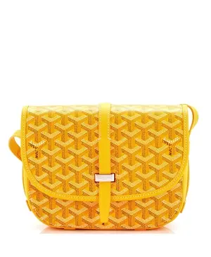 Goyard Pm Belvedere Ii Messenger Bag Coated Canvas - Yellow