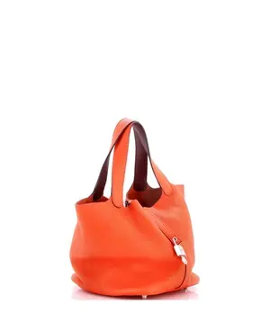 Hermès Mm Eclat Picotin Lock Bag Clemence
