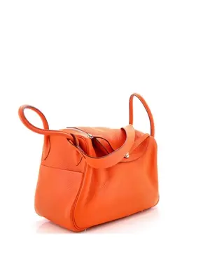 Hermès 34 Lindy Bag Clemence - Orange