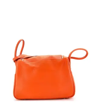 Hermès 34 Lindy Bag Clemence - Orange