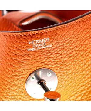 Hermès 34 Lindy Bag Clemence - Orange