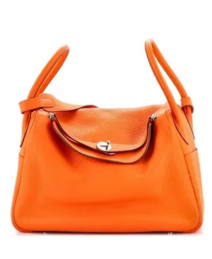 Hermès 34 Lindy Bag Clemence - Orange