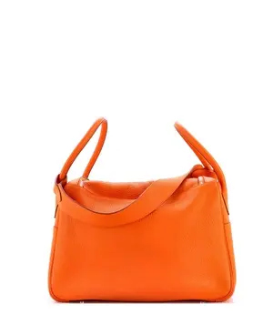Hermès 34 Lindy Bag Clemence - Orange