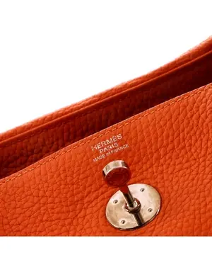 Hermès 34 Lindy Bag Clemence - Orange