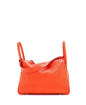 Hermès 30 Lindy Bag Clemence - Orange