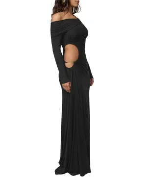 JLUXLABEL Gilded Grace Maxi Dress