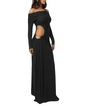 JLUXLABEL Gilded Grace Maxi Dress