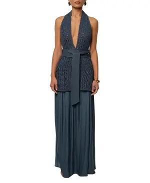 JLUXLABEL River Satin Maxi Skirt