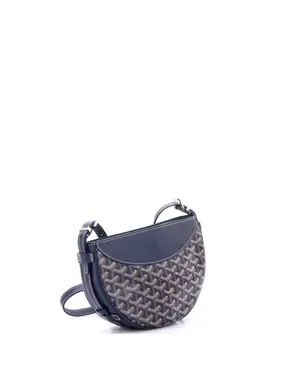 Goyard Hirondelle Shoulder Bag Coated Canvas And Leather