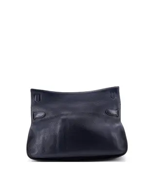 Hermès 34 Jypsiere Bag Clemence - Blue