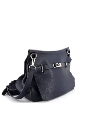 Hermès 34 Jypsiere Bag Clemence - Blue