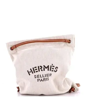 Hermès Mm Aline Bag Toile - Neutral