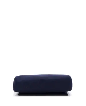 Hermès 39 Herbag Zip Leather And Toile - Blue