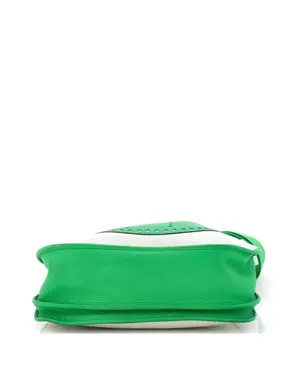 Hermès Gm Evelyne Bag Gen Iii Toile And Leather