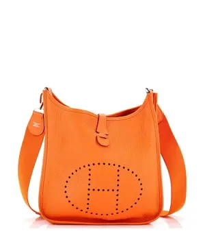 Hermès Pm Evelyne Bag Gen Iii Clemence - Orange