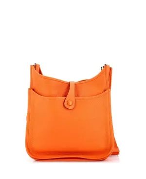 Hermès Pm Evelyne Bag Gen Iii Clemence - Orange