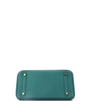 Hermès Birkin 30 Handbag Green Togo With Gold Hardware - Malachite