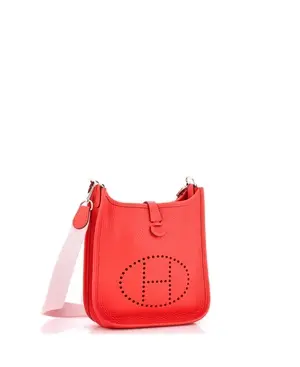 Hermès Tpm Evelyne Bag Gen Iii Clemence - Red