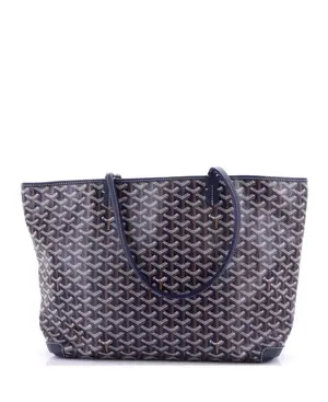 Goyard Mm Artois Tote Coated Canvas - Blue