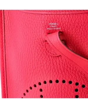 Hermès Tpm Evelyne Bag Gen Iii Clemence - Pink