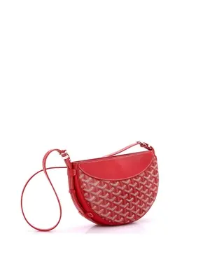 Goyard Hirondelle Shoulder Bag Coated Canvas And Leather