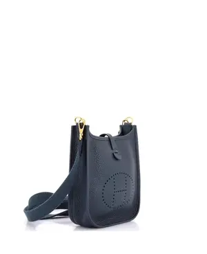 Hermès Tpm Evelyne Bag Gen Iii Clemence - Green