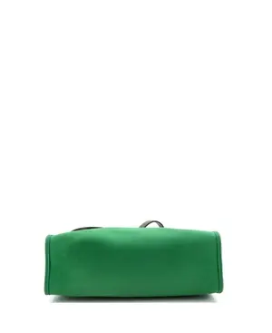 Hermès 31 Herbag Zip Leather And Toile