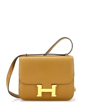 Hermès 18 Constance Nm Bag Chevre Mysore - Brown