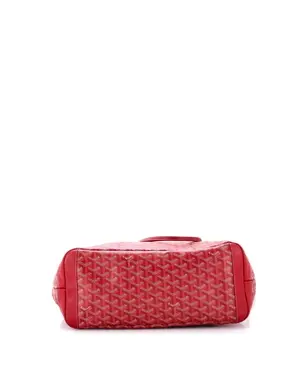 Goyard Mm Artois Tote Coated Canvas - Red