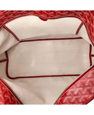 Goyard Mm Artois Tote Coated Canvas - Red