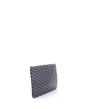 Goyard Mm Senat Zip Pouch Coated Canvas